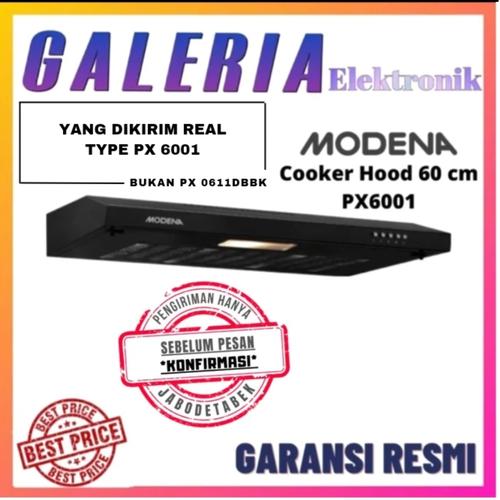 Jual COOKER HOOD MODENA PX6001 PENGHISAP ASAP DAPUR PX 6001 60cm - PX ...