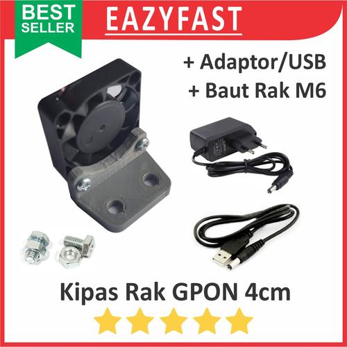 Jual Kipas Fan Pendingin Rak 4cm GPON EPON OLT HSGQ Kabel FO Fiber ...