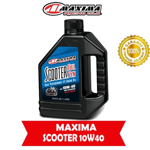 Jual Maxima Scooter 10W40 Full Synthetic 1 Liter Oil Oli Mesin Motor ...