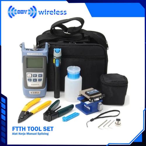 Jual FTTH Tool Set -Tools Kit Fiber Optic ftth toolkit cleaver opm ...