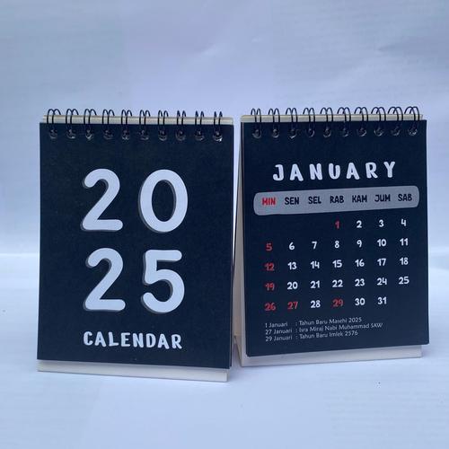 Jual KALENDER MEJA MINI/KALENDER MINI 2025 - Putih - Jakarta Pusat ...