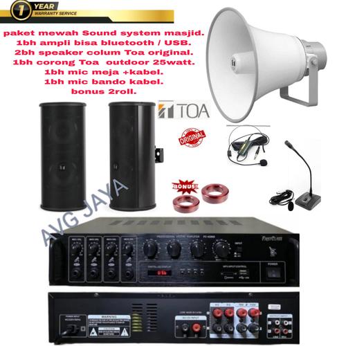 Jual paket sound system masjid speaker Toa indoor / outdoor terbaik ...