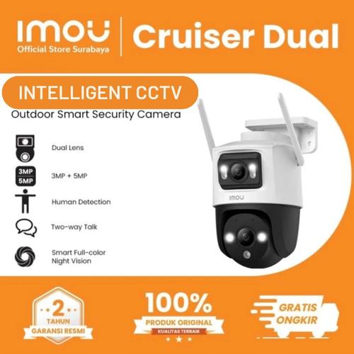 Jual IMOU Cruiser Dual 8MP IPC-S7XP-8MOWED Outdoor PT Camera Cruiser ...