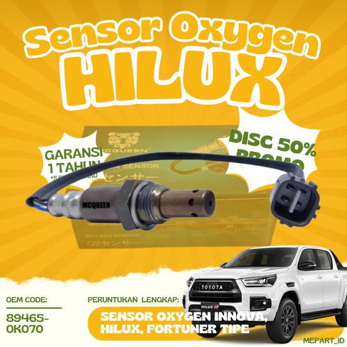 Jual SENSOR OKSIGEN SENSOR OXYGEN INNOVA, HILUX, FORTUNER TIPE ASLI ...