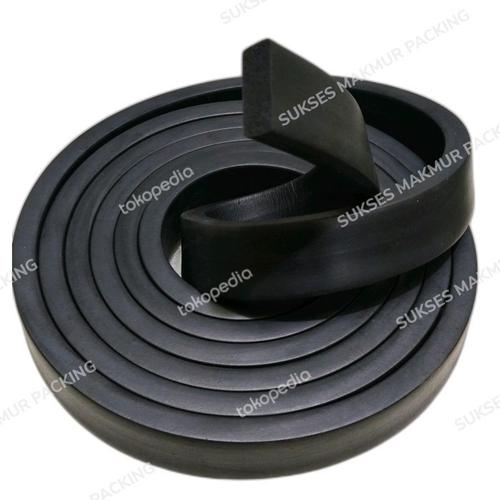 Jual sponge karet / rubber strip kotak persegi uk. 35mm x 15mm x 100cm ...