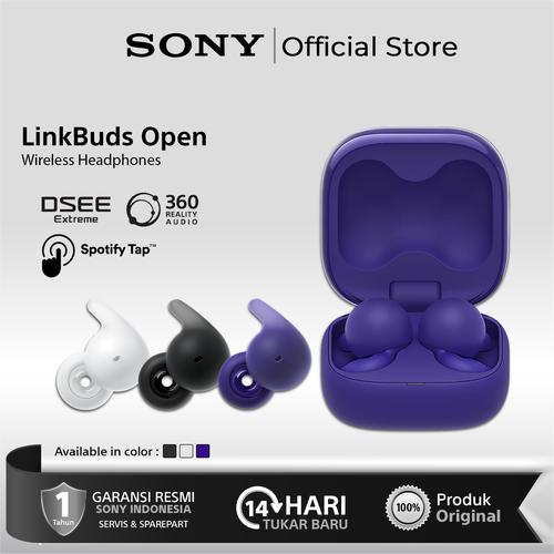 Promo SONY WF-L910 LinkBuds Open Truly Wireless Earbuds - Black Cicil 0 ...