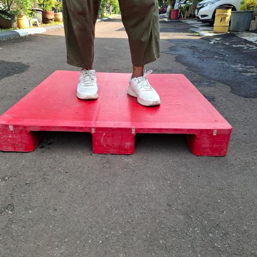 Promo pallet plastik rata ukuran 100 x 100 x 13,5 cm palet plastik ...