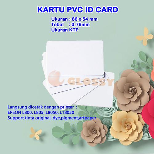 Jual Kartu PVC Polos / ID Card PVC / Blank Card PVC Printer Print ...