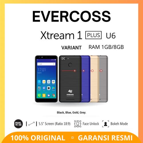 Jual EVERCOSS Xtream 1 Plus U6 - Garansi Resmi Evercoss - FS Black ...