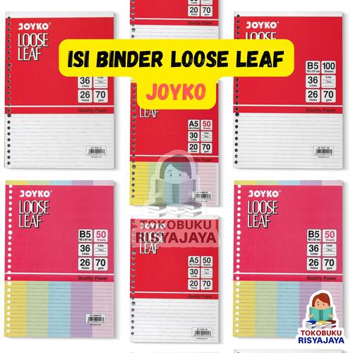 Jual Isi Binder Loose Leaf JOYKO - B5-50 Lembar - Kota Surabaya - Toko ...