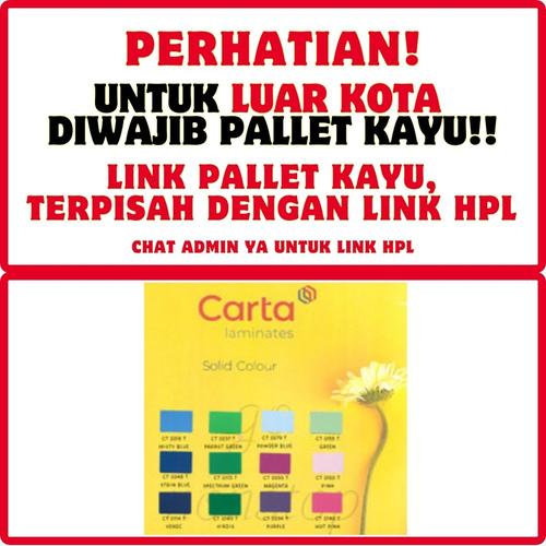 Jual HPL CARTA SOLID CT 0140/20/55/72/49/14/0293/94/48/18/79/37 T - CT 0155 T - Kota Pekanbaru ...