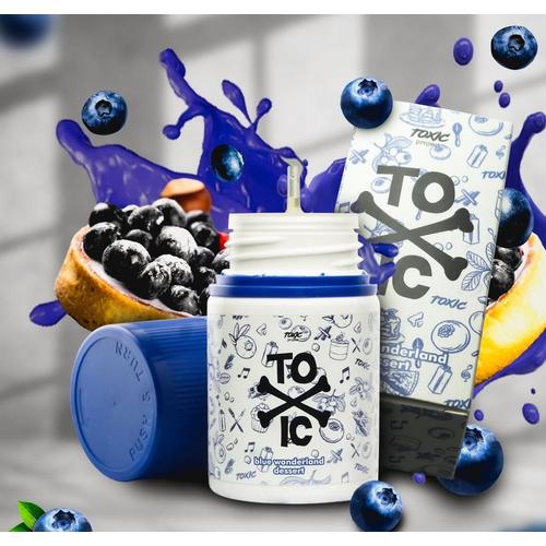 Jual TOXIC BLUE WONDERLAND DESSERT BLUEBERRY 60ML - 3MGRM - Jakarta ...