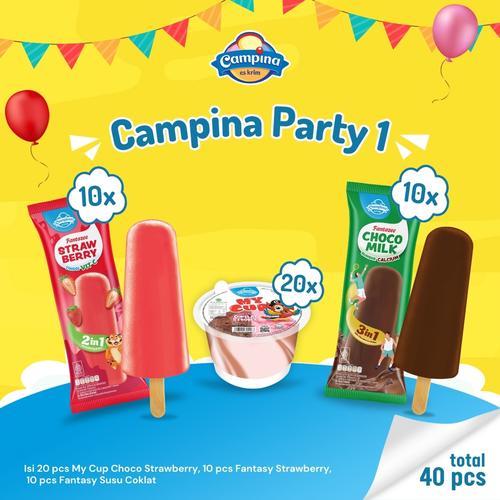 Jual Campina Ice Cream Party 1 - Jakarta Timur - Campina Ice Cream ...