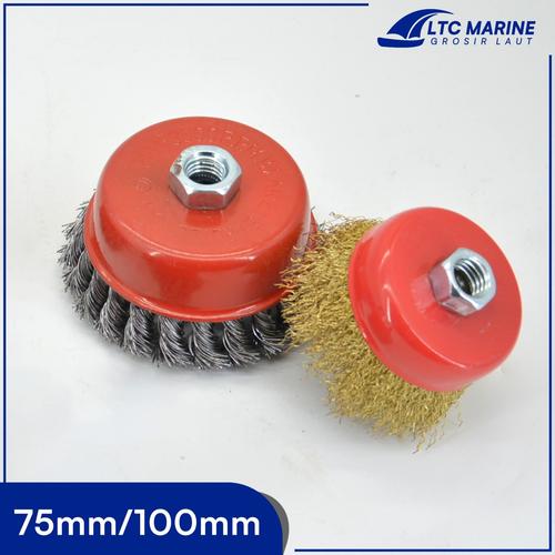 Jual Knot Wire Cup Brush Thread Nut Type Impa 510785 - Standard Cup ...