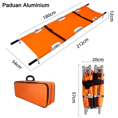 Jual Alat Tandu Evakuasi Paduan Aluminium Dengan Roda 4 Tandu Emergency ...
