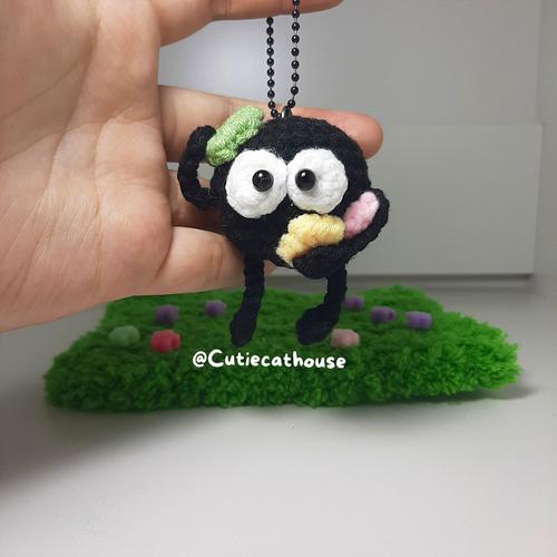 Jual Susuwatari Keychain Amigurumi | Gantungan Kunci Susuwatari Soot ...