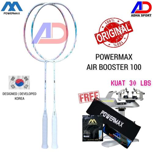Jual Raket Badminton Powermax AIR BOOSTER 100 Original 30 LBS Raket ...