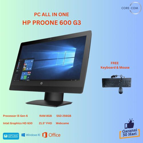 Jual All in One (AIO) PC HP ProOne 600 G3 - i5 Gen 6 RAM 8 SSD 256 21in FHD - Jakarta Pusat ...