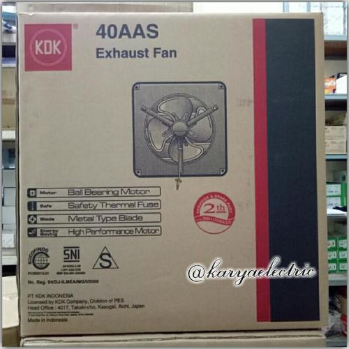 Jual KDK EXHAUST FAN GARANSI DINDING / TEMBOK BESI 40AAS TERBARU - Kota Bekasi - TokoKtjaya ...