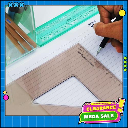 Jual Linex College set square 16.5cm - 0650 00 - Kota Bogor - Bantex ...
