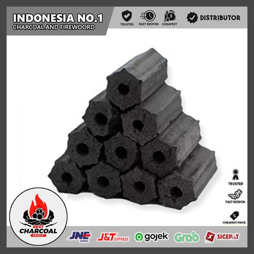 Jual Arang Briket Hexagonal 1 Kg BBQ Premium Food Grade Areng Barbeque ...