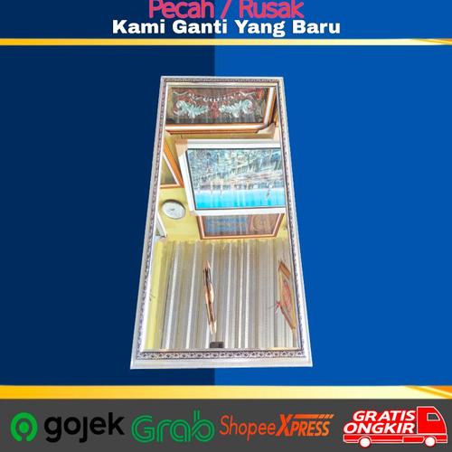 Jual Kaca Cermin Dinding / Tembok Bingkai Ukir Ukuran 35 x 97 Cm Full ...