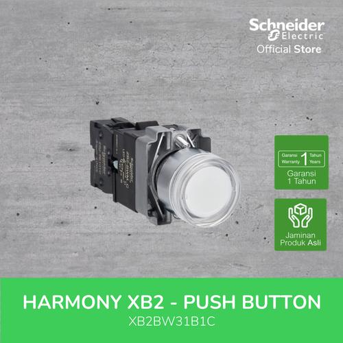 Promo Schneider Electric Harmony XB2 Illuminated Push button White 24V ...