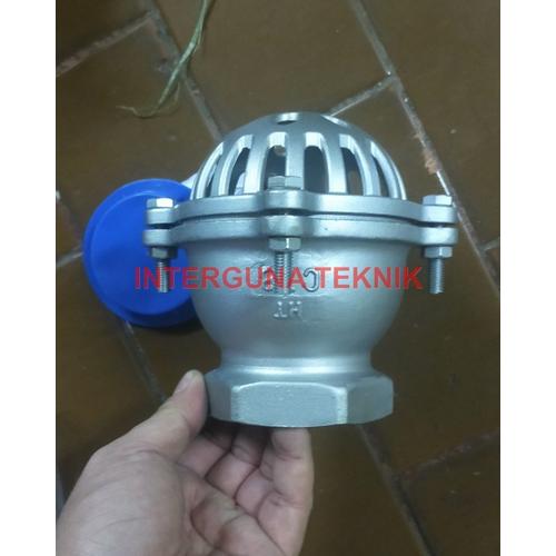 Jual Foot Klep Valve 4" inch / Foot Valve stainless steel 304 ukuran 4 ...
