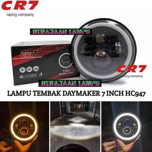 Jual ** Lampu Projector Led Daymaker Harley 7 inch Jepp 4 LED High Low ...