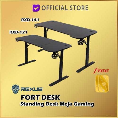 Promo Rexus Fort Desk RXD-141 RXD-121 Standing Desk Meja Gaming RXD141 ...