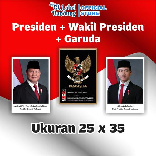 Promo Poster Foto Presiden dan Wakil Presiden Prabowo Gibran Terpilih ...