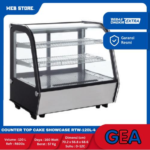 Jual Mesin Pendingin Makanan Kue Roti GEA RTW-120L-4 Counter Top Cake ...