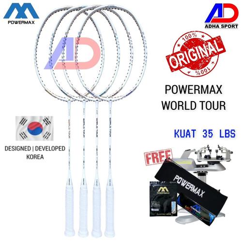 Jual Raket Badminton Powermax WORLD TOUR Original Raket Bulutangkis ...