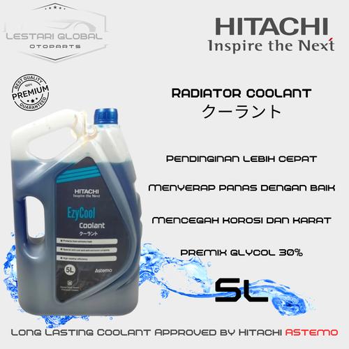 Jual Hitachi Coolant Radiator ukuran 5Liter Premix Glycol 30% - Merah ...