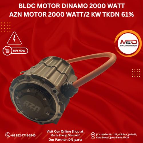 Jual BLDC MOTOR DINAMO 2000 WATT AZN MOTOR 2000 WATT/2 KW TKDN 61,24% ...