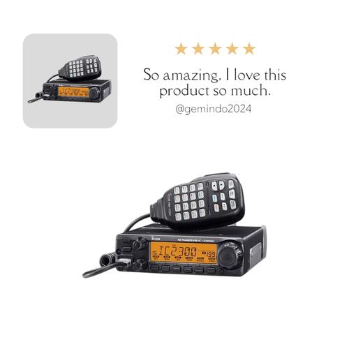 Jual RADIO RIG ICOM IC 2300H MARINE TRANSCIEVER IC2300 H VHF 136 174MHZ ...