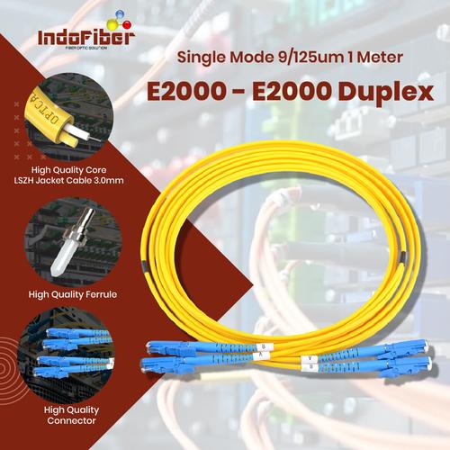 Jual Patchcord E2000 to E2000 singlemode 1 meter - Jakarta Pusat - TOKO FIBEROPTIC STORE | Tokopedia