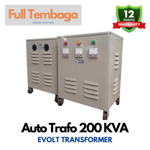 Jual Auto Trafo 200 KVA EVOLT 3 Phase Full Tembaga CU / Step Up Step ...