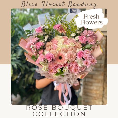 Jual Buket bunga fresh + bucket bunga Asli + Buket bunga wisuda - Mix 1 ...