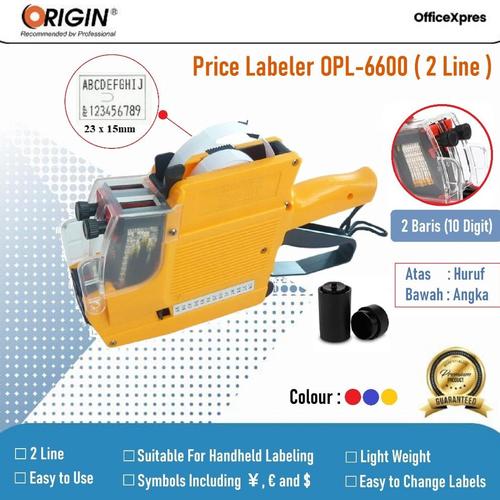 Jual Mesin Alat Label Harga 2 baris 10 digit / Price Label / label ...