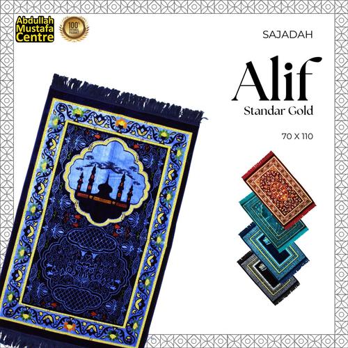 Jual Sajadah Alif Gold Original Turki Sajadah Exclusive Sajadah Modern ...