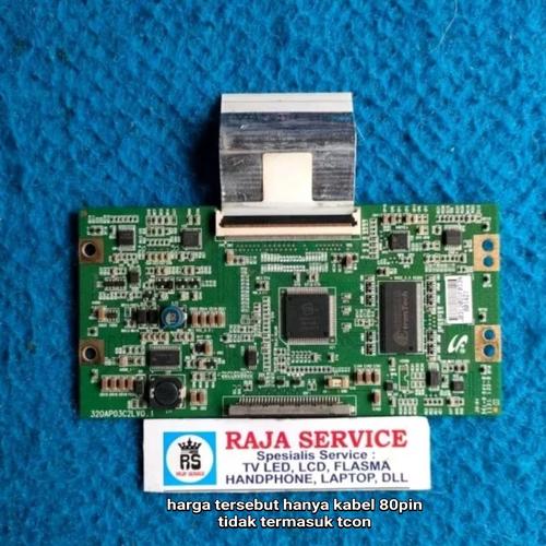 Jual kabel tv polytron PLM 32M12 PLM 32M21 lvds flaxible dari tcon ke ...