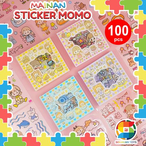 Jual Sticker Momo 100PCS/ Sticker Jurnal Asthetic/ Stiker Lucu Momo ...
