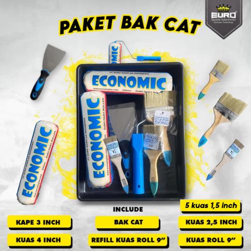 Jual Paket alat cat Kuas roll refill kuas roll bak cat kape dan kuas ...