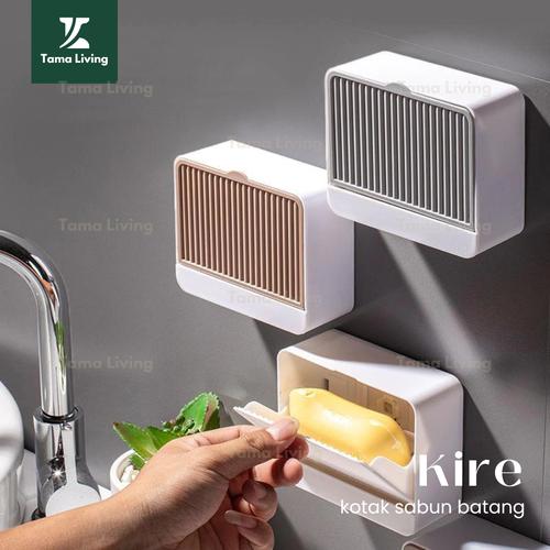 Jual TAMA LIVING Kire Kotak Sabun Batang Kamar Mandi Tempel Drain Box ...