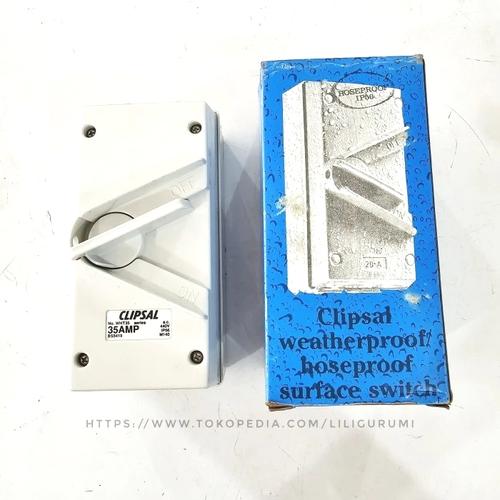 Jual Clipsal Isolator Switch Weatherproof Hoseproof Surface Switch 20A ...