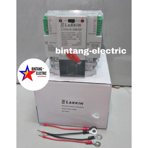 Jual ATS 2P 100A LTS2-S-100/2P Larkin Automatic PLN Genset / Cos 2 Pole 100 Ampere / Ohmsaklar ...
