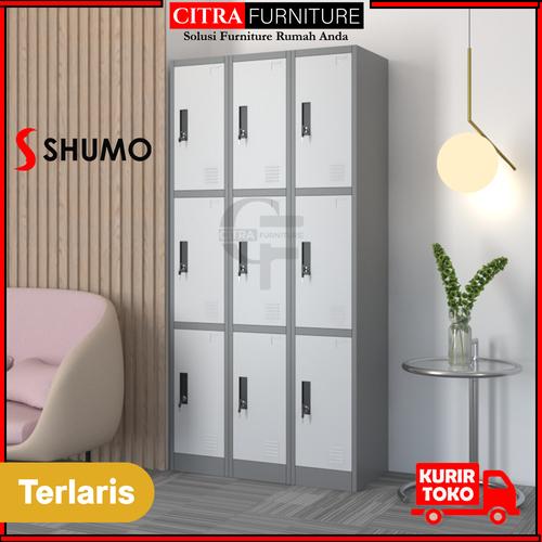 Promo Lemari Loker Besi 9 pintu|Locker Kantor Dokumen File Arsip ...