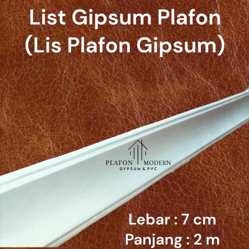 Jual List gypsum minimalis belah bambu 7 cm - Jakarta Utara - Plafon ...