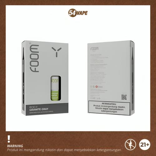 Jual FOOM Pod Y Kit Graphite Gray Authentic - ICY MANGO - Jakarta Barat ...